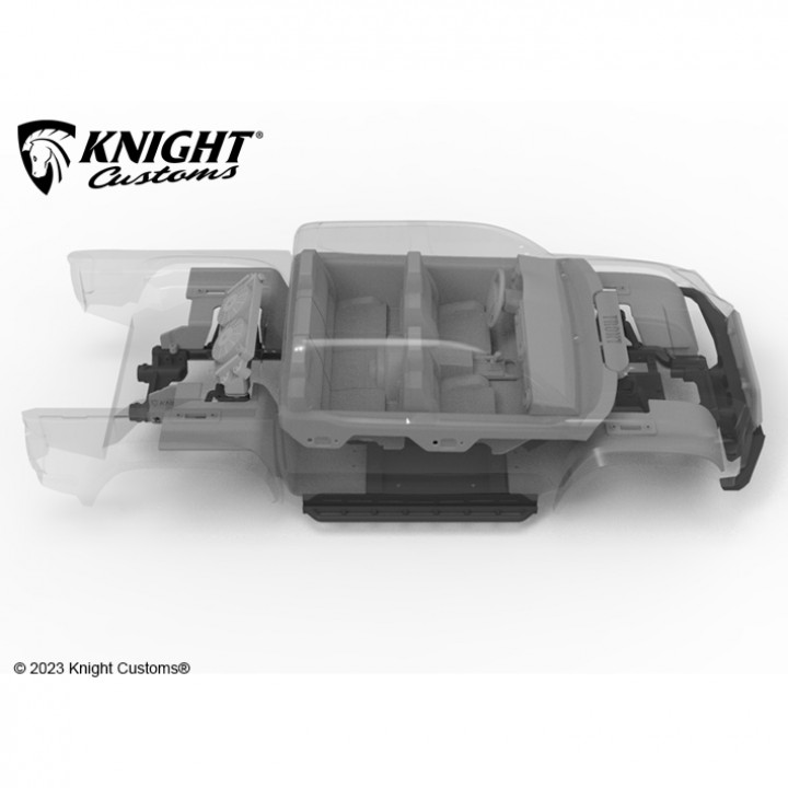 3D Printable Knightwalker detail pack by Knight Customs