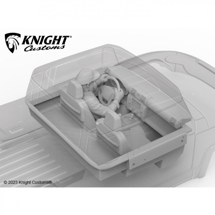 3D Printable I am that guy Utron interior by Knight Customs