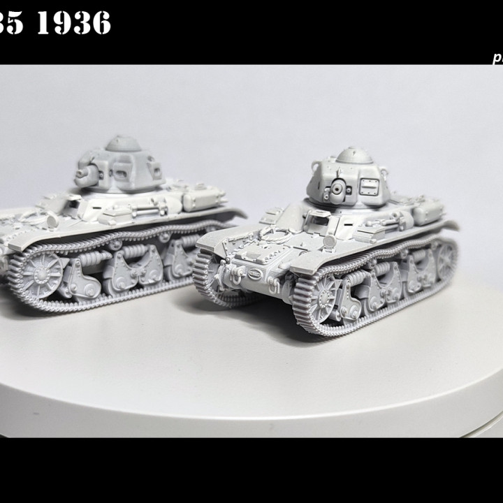 3D Printable Renault R35, at least 3possible variant by Counlane Models