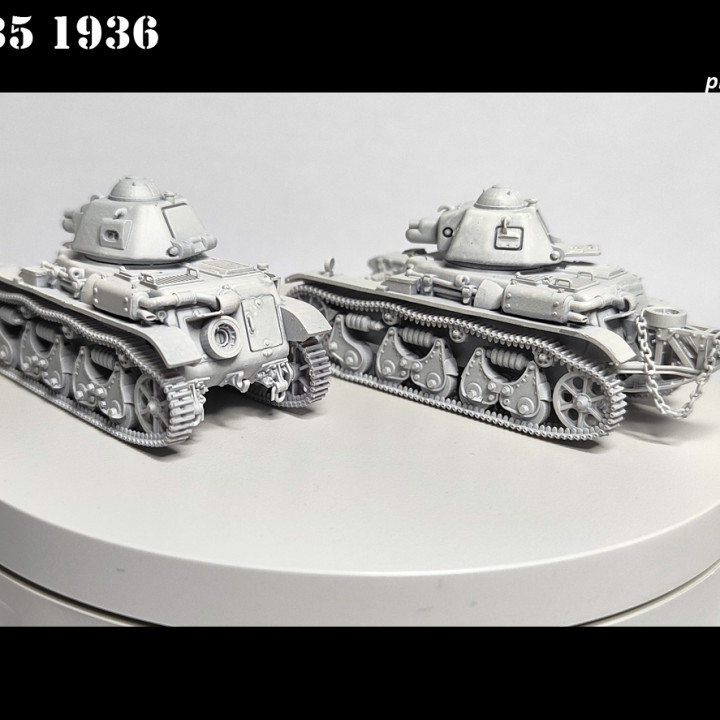 3D Printable Renault R35, at least 3possible variant by Counlane Models