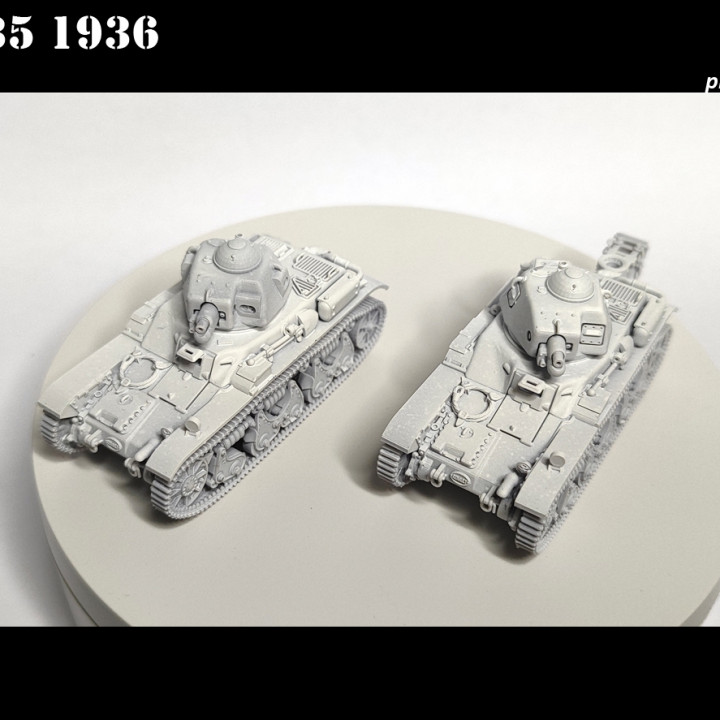 3D Printable Renault R35, at least 3possible variant by Counlane Models