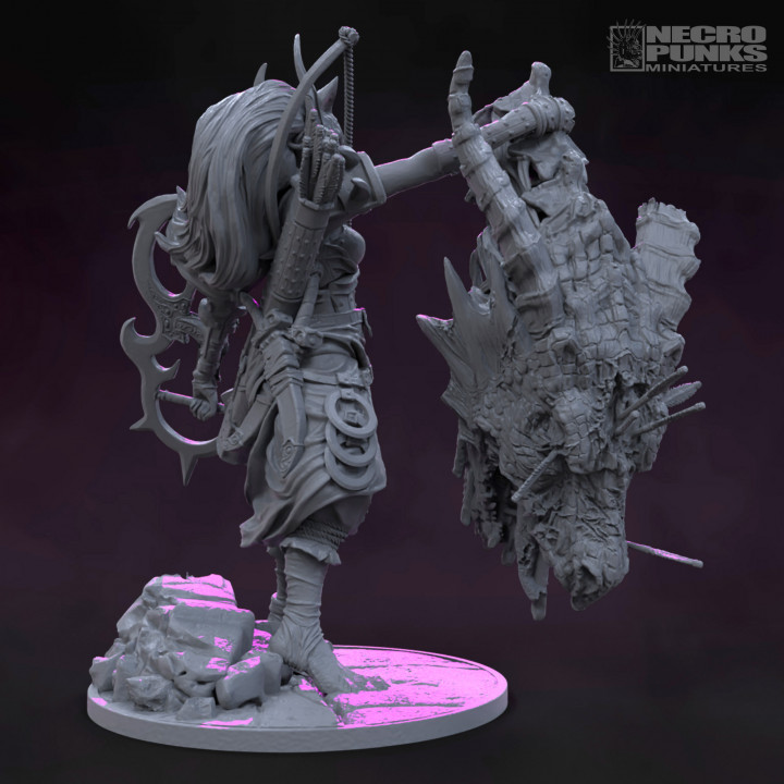 3D Printable Tiger Clan Dragon Slayer - Heroes - Hell Gate Battle ...
