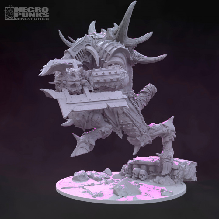 3D Printable Demon Gatekeeper Kitbash and His Army - Hell Gate Battle ...