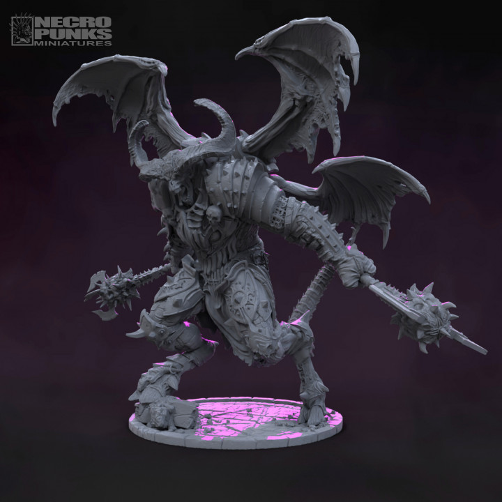 3D Printable Demon Gatekeeper Kitbash and His Army - Hell Gate Battle ...