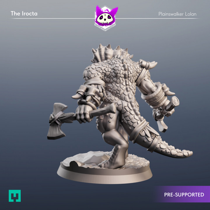 3D Printable The Irocta | Plainswalker Lolan by Blackcrest Miniatures