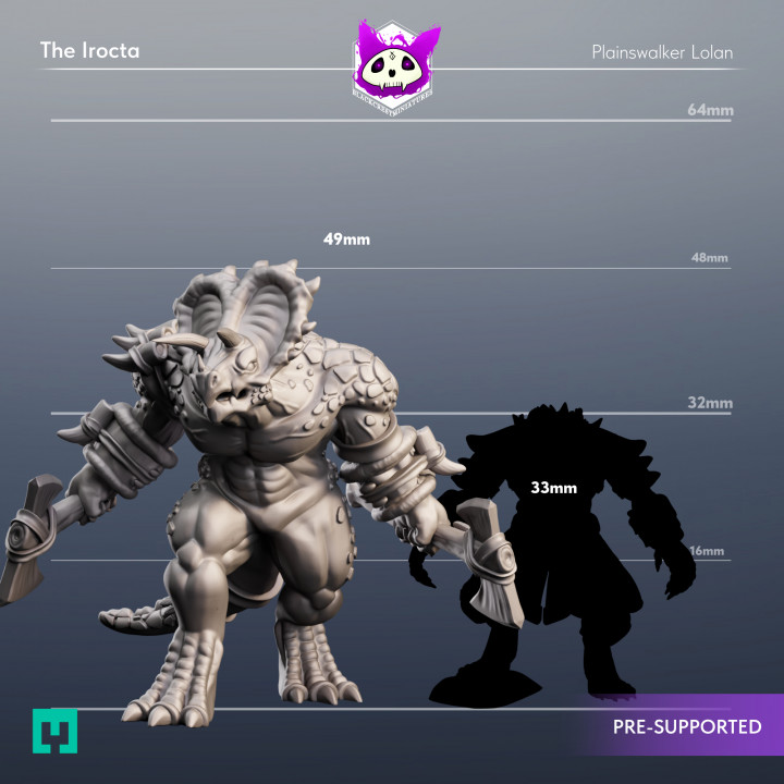 3D Printable The Irocta | Plainswalker Lolan by Blackcrest Miniatures