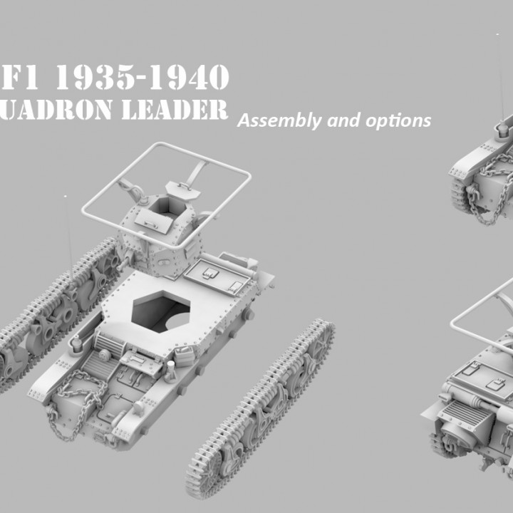 3D Printable AMR35 ADF1 (Squadron Leader) by Counlane Models