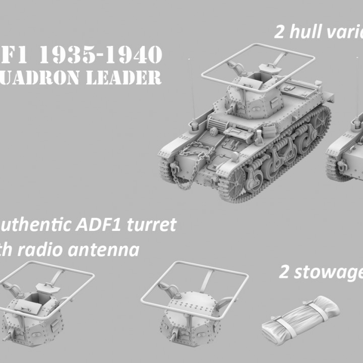 3D Printable AMR35 ADF1 (Squadron Leader) by Counlane Models