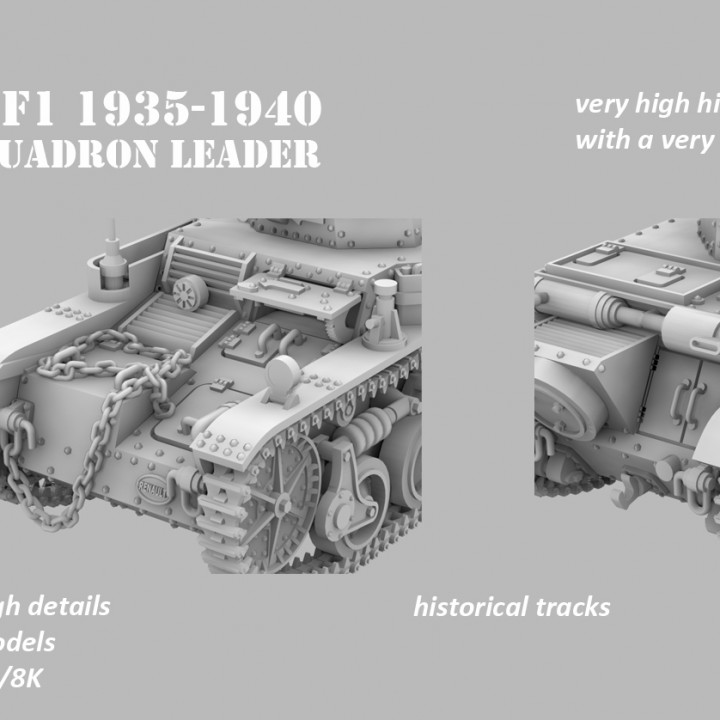 3D Printable AMR35 ADF1 (Squadron Leader) by Counlane Models