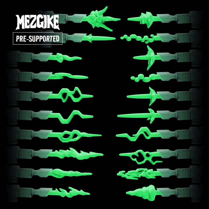 3D Printable Laser blaster effects (pre-supported) by MEZGIKE