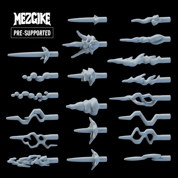 3D Printable Laser blaster effects (pre-supported) by MEZGIKE