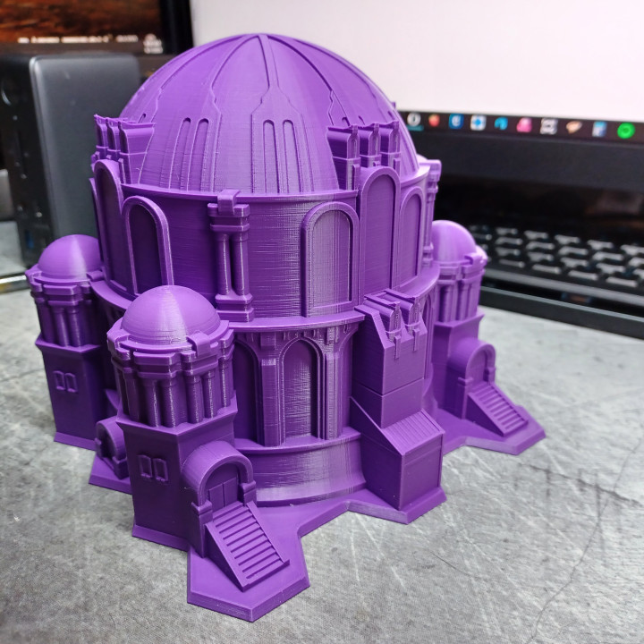 3D Print of Tribe Bundle 1 // 6mm Scifi Urban Terrain Expansion by Cowborg
