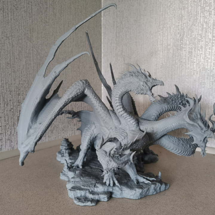 3D Print of Tiamat dragon queen by phoenixfire1