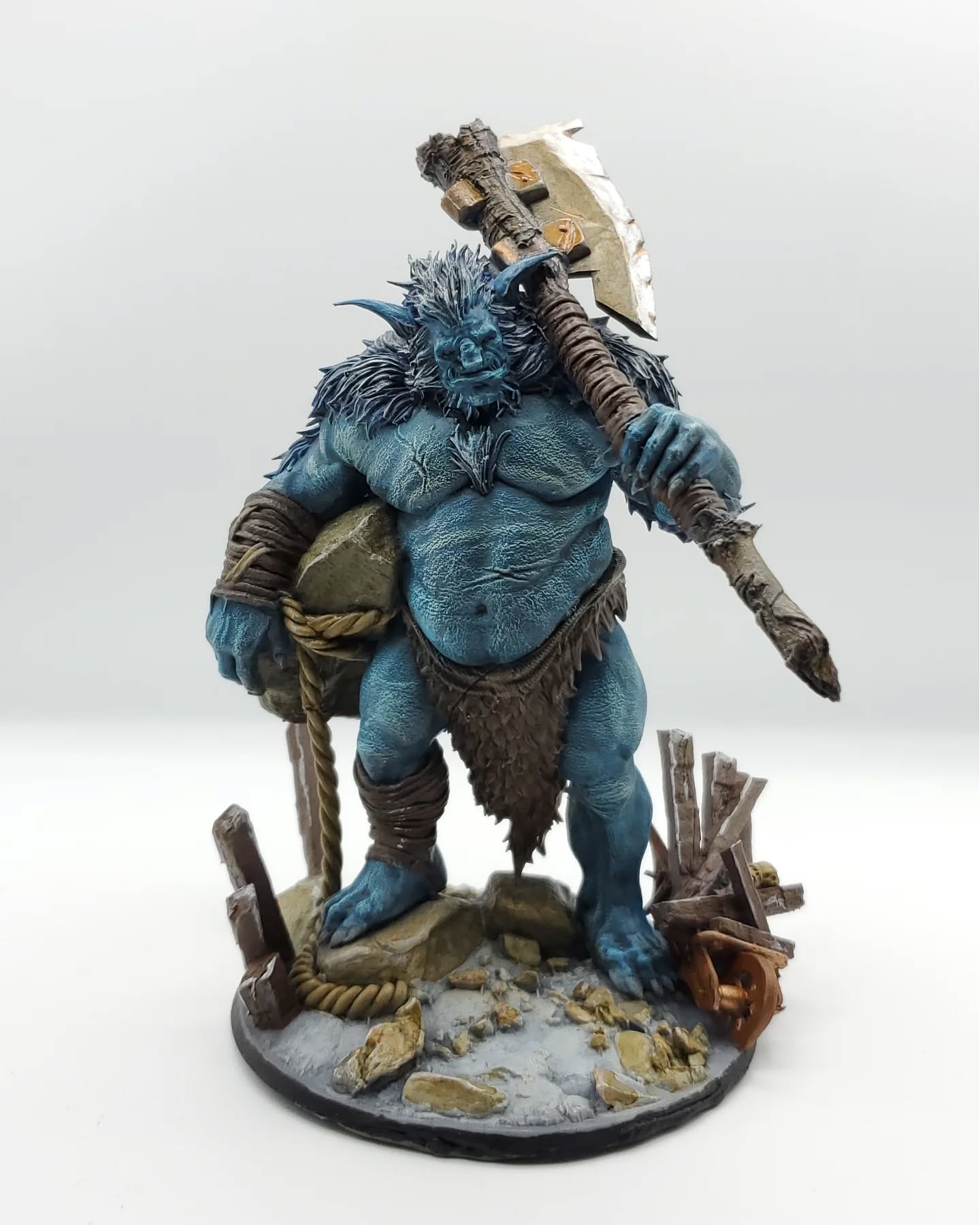 3D Printable Tiamat Icetroll Boll by Rescale Miniatures