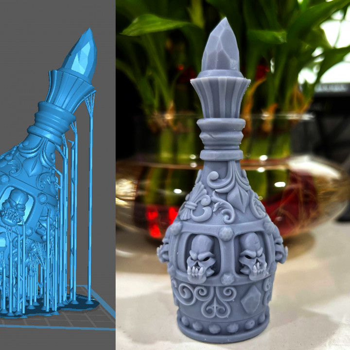 3D Printable Potion Bottles by Mystic Makers Miniatures