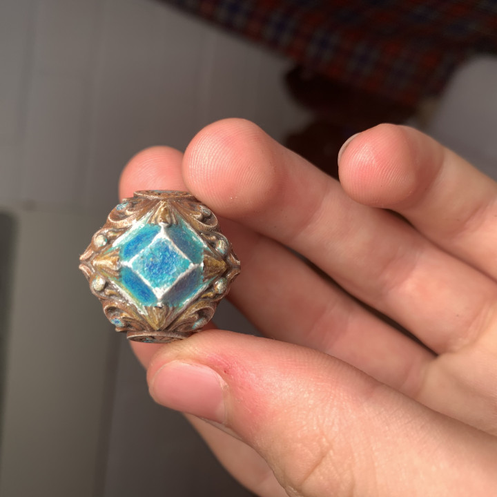 3D Print of Dwarven Ring by isaaccarr