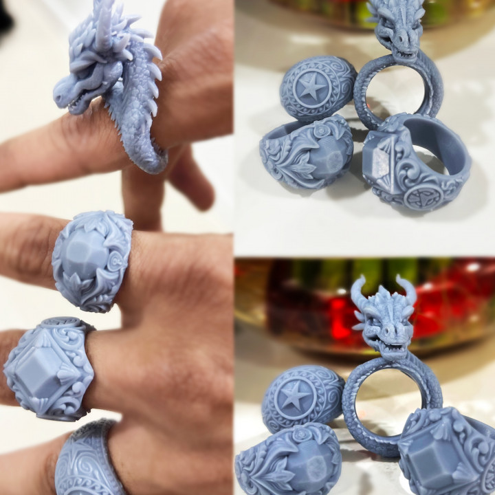 3D Printable Elven Ring by Mystic Makers Miniatures
