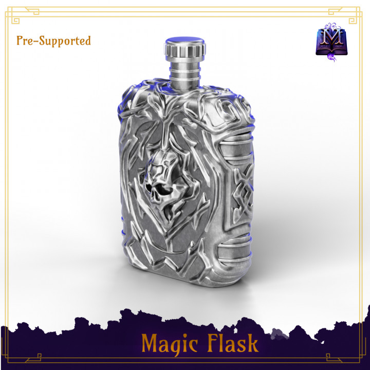 3D Printable Magic Flask by Mystic Makers Miniatures