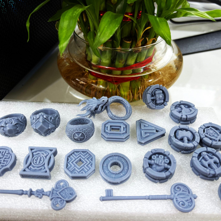 3D Printable Magic Coins by Mystic Makers Miniatures