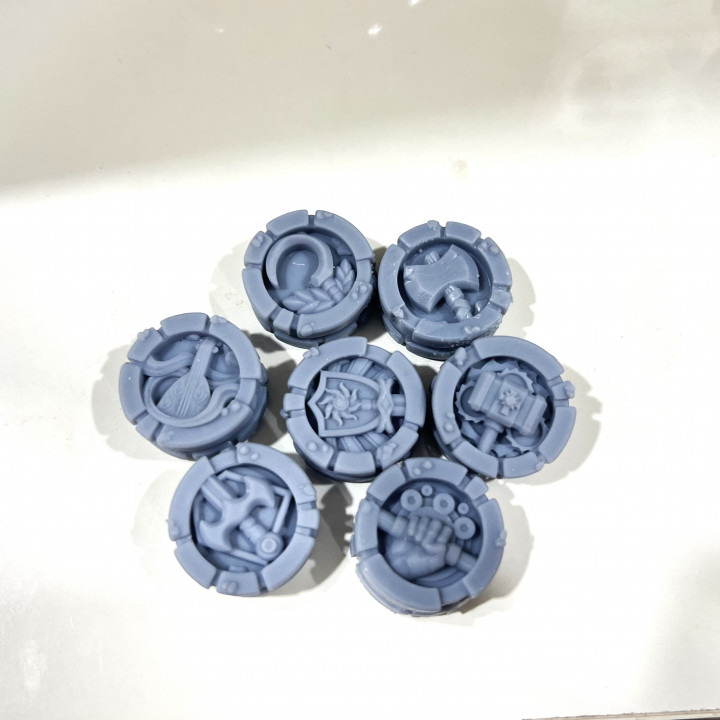 3D Printable Magic Tokens by Mystic Makers Miniatures