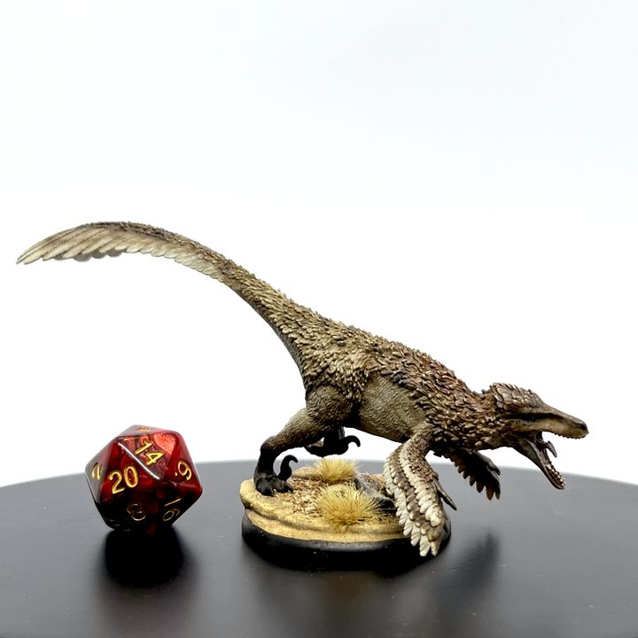 3D Printable Utahraptor 1 by clynche art