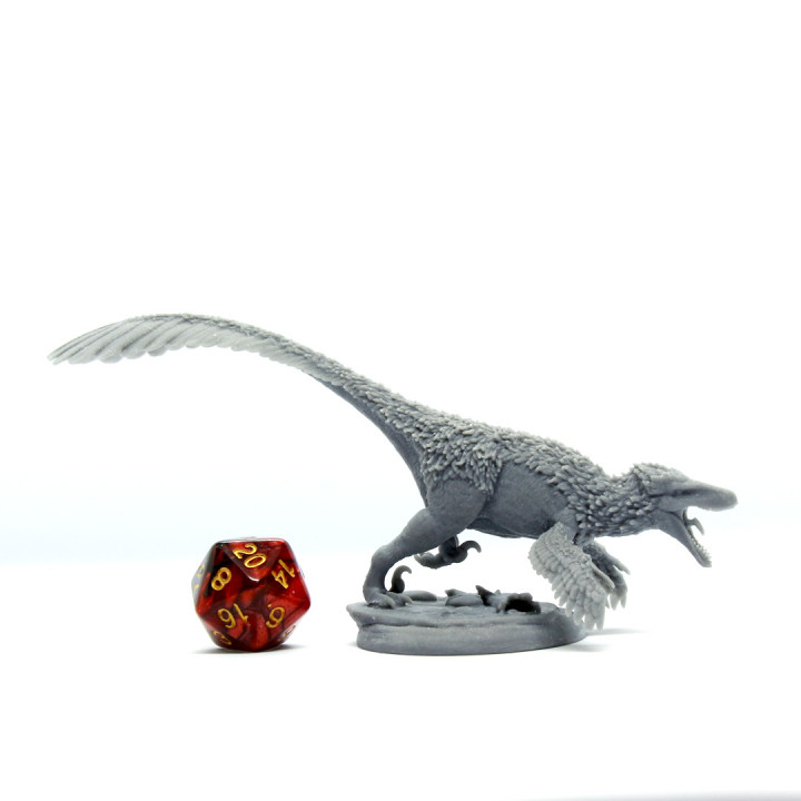 3D Printable Utahraptor 1 by clynche art