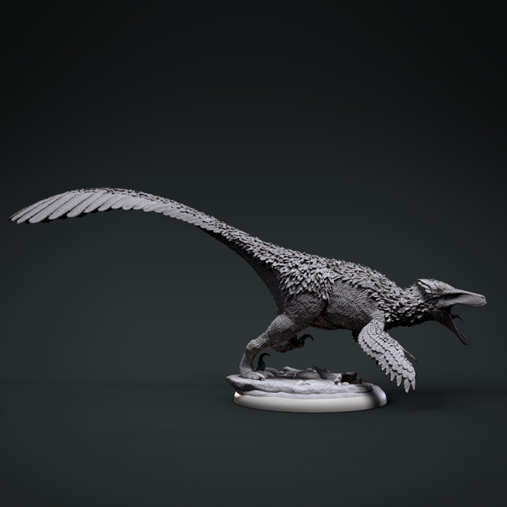 3D Printable Utahraptor 1 by clynche art