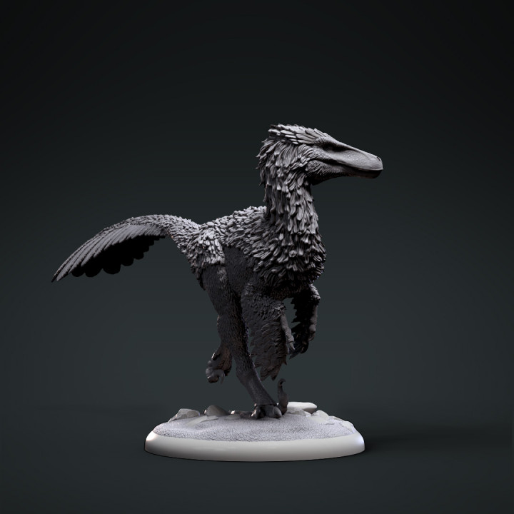 3D Printable Utahraptor 3 by clynche art