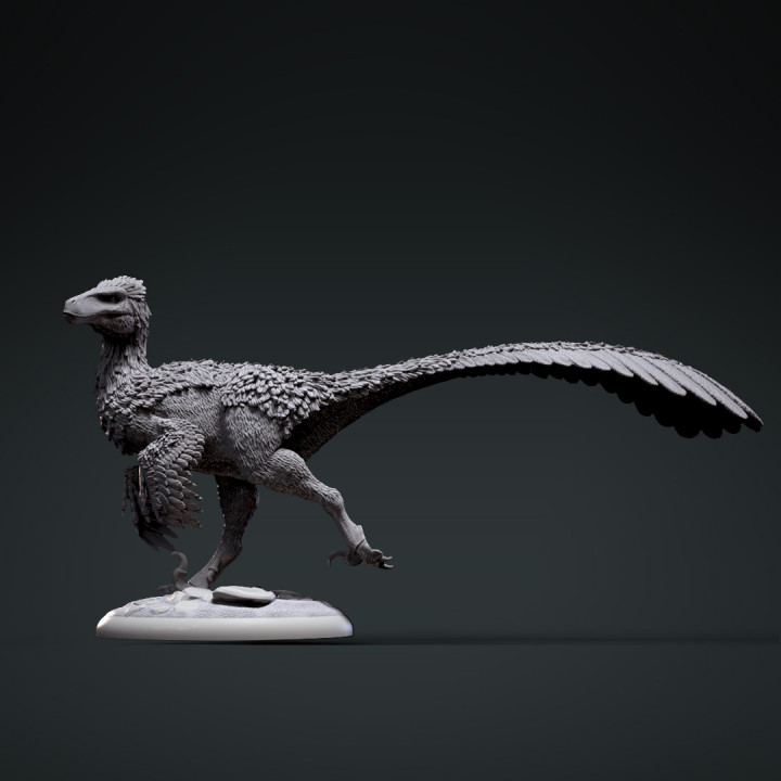3D Printable Utahraptor 3 by clynche art