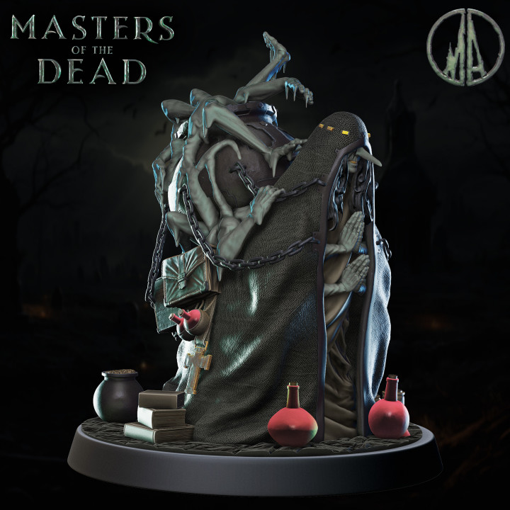 3D Printable Cauldron Hag - Masters of the Dead by Monolith Arts