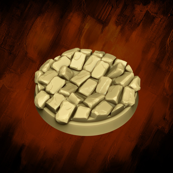 3D Printable Blast - BASES PACK by Minis From the Den