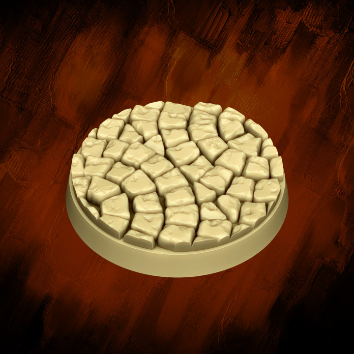 3D Printable Street - BASES PACK by Minis From the Den