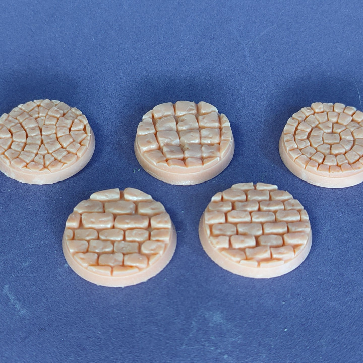 3D Printable Street - BASES PACK by Minis From the Den