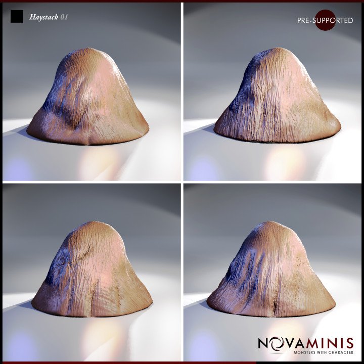 3D Printable Haystack 01 by NovaMinis