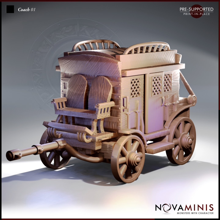 3D Printable Coach 01 by NovaMinis