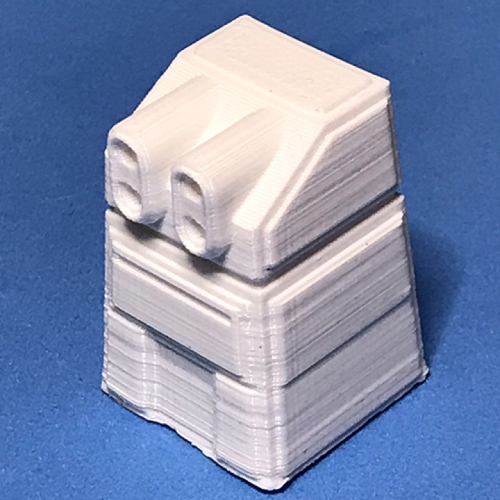 3D Printable Sci-Fi Building Chess Set by Ian Williams