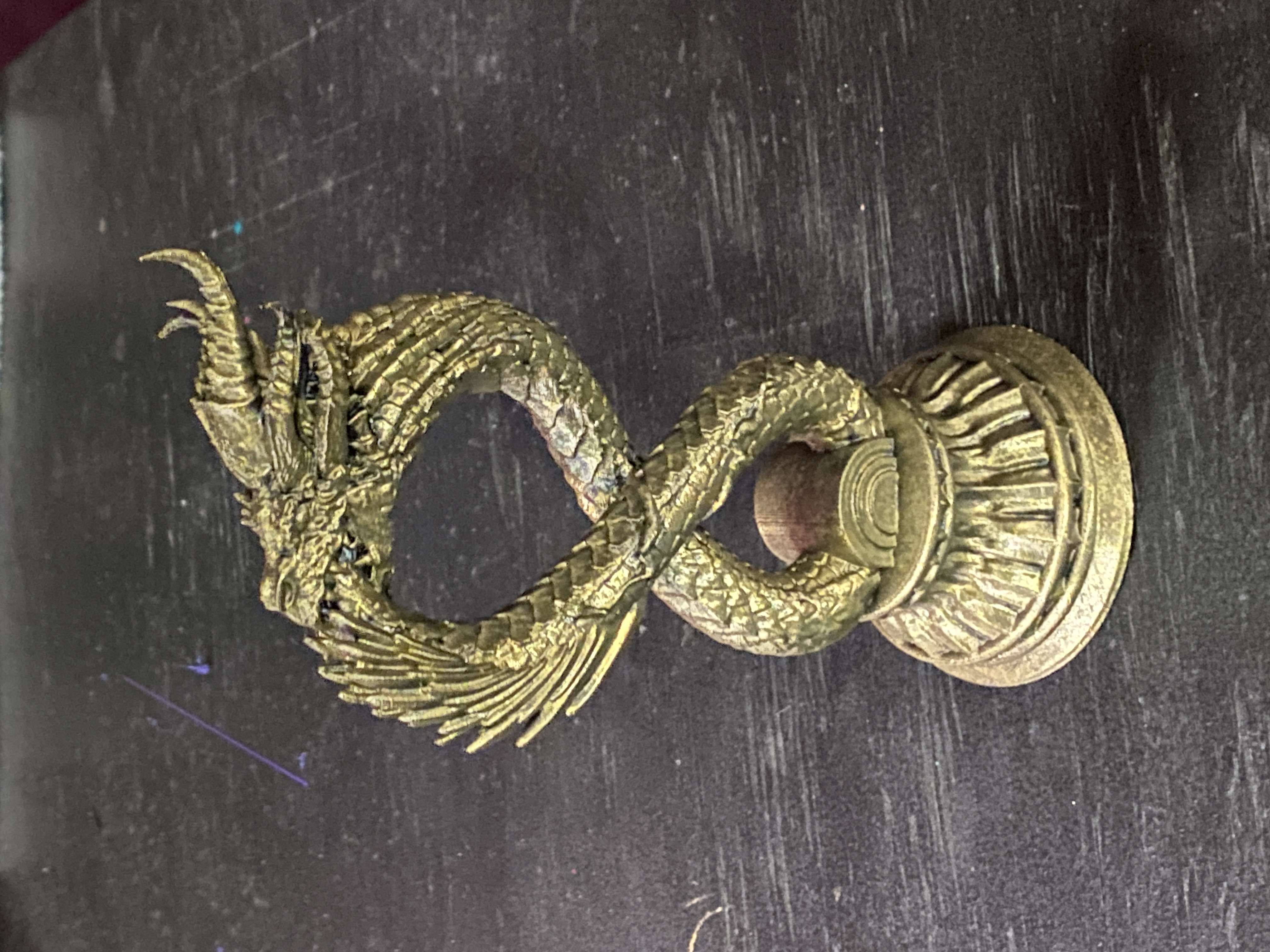 3D Printable Ouroboros Dragon (Pre-supported) by Fotis Mint Studios