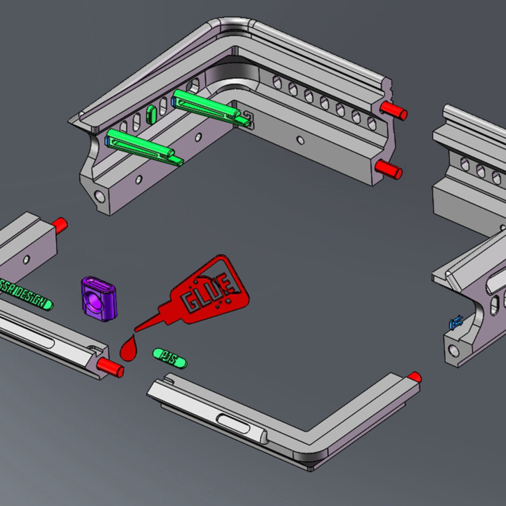 3D Printable Bambu Riser by MING
