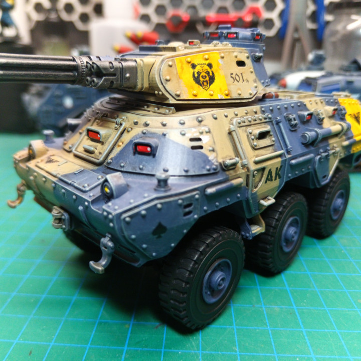 3D Print of Minotaur Wheeled IFV (Presupported) by mietze