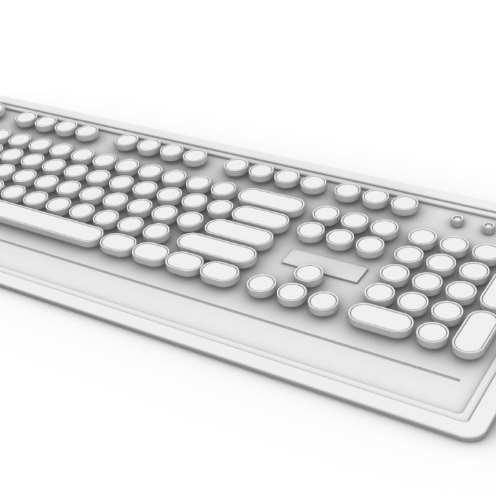 3D Printable keyboard-zumor by zumor