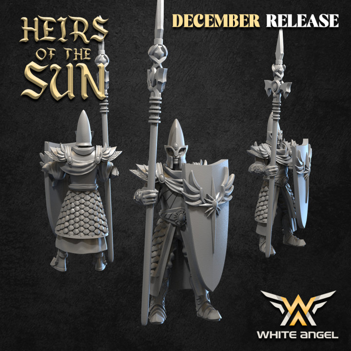 3D Printable GUARD OF LIGHT - HEIRS OF THE SUN (DECEMBER RELEASE) (ELF ...