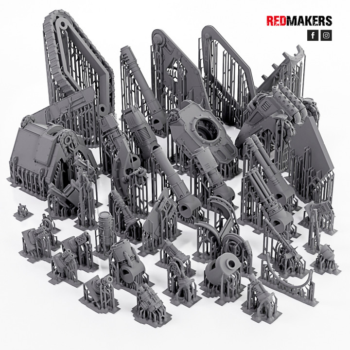 3D Printable Solar Battle Tank - Imperial Force by RedMakers