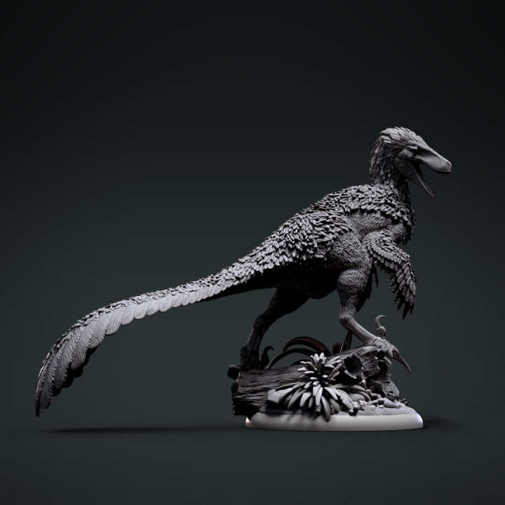3D Printable Utahraptor pack by clynche art