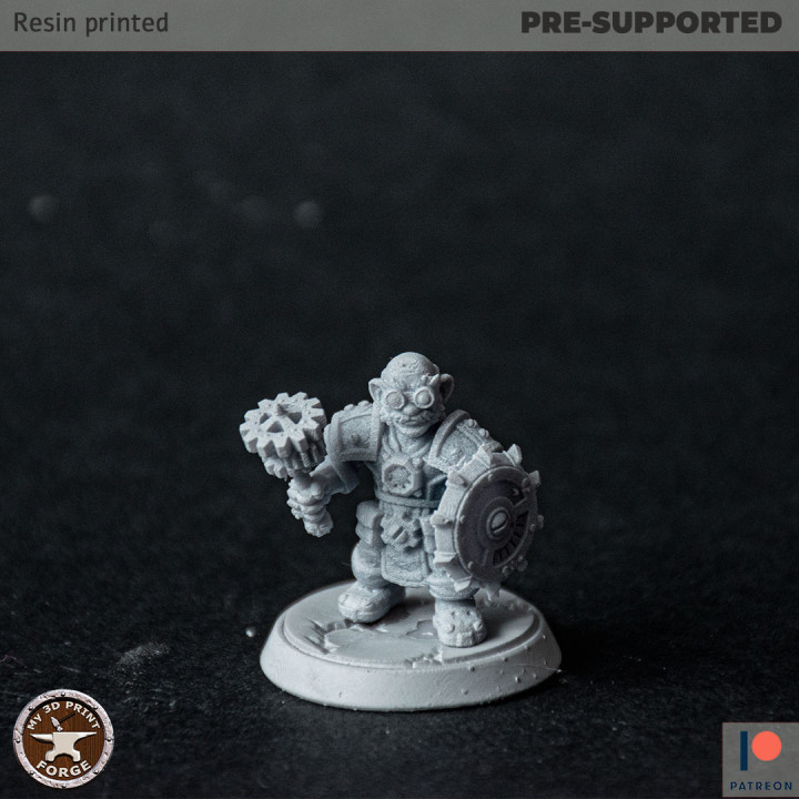 3D Printable Gnome Leader Attack by My3DPrintForge