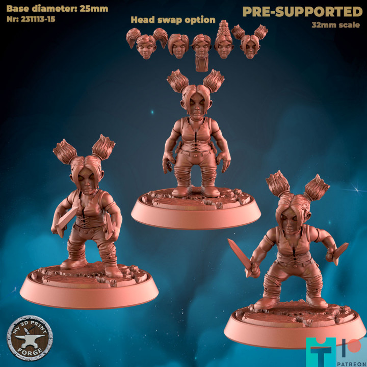 3D Printable Gnomes v2 BUNDLE (27 Unique pre-supported STLs) by ...