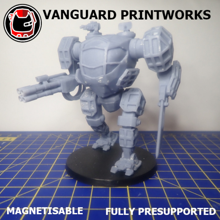 3D Printable Vanguard BSW 'Talos' Mech by Vanguard Printworks