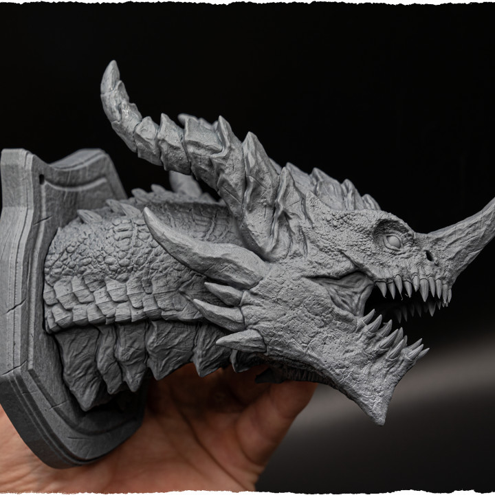 3D Printable Tank Dragon Trophy by Evox Arts