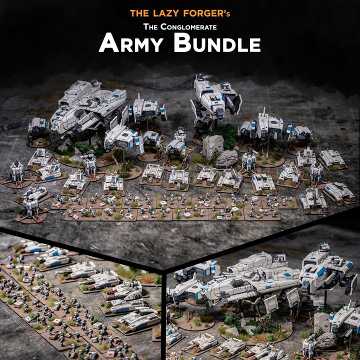 3D Printable The Conglomerate - Army Bundle by The Lazy Forger