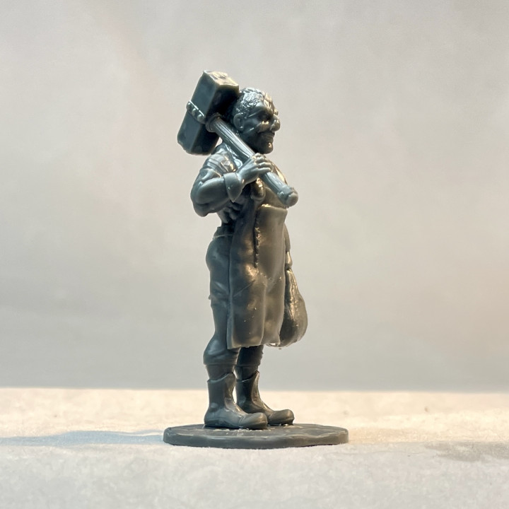 3D Printable Fantasy Villagers by Harry's 3d Sculpting