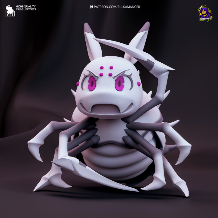 3D Printable Chibi Spiders | 70mm by Bulkamancer Sculpts